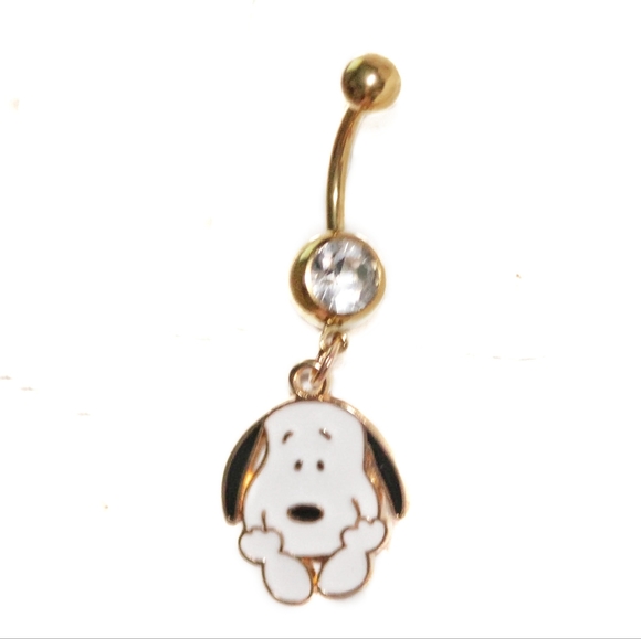 Peanuts | Jewelry | Snoopy Character Belly Ring | Poshmark